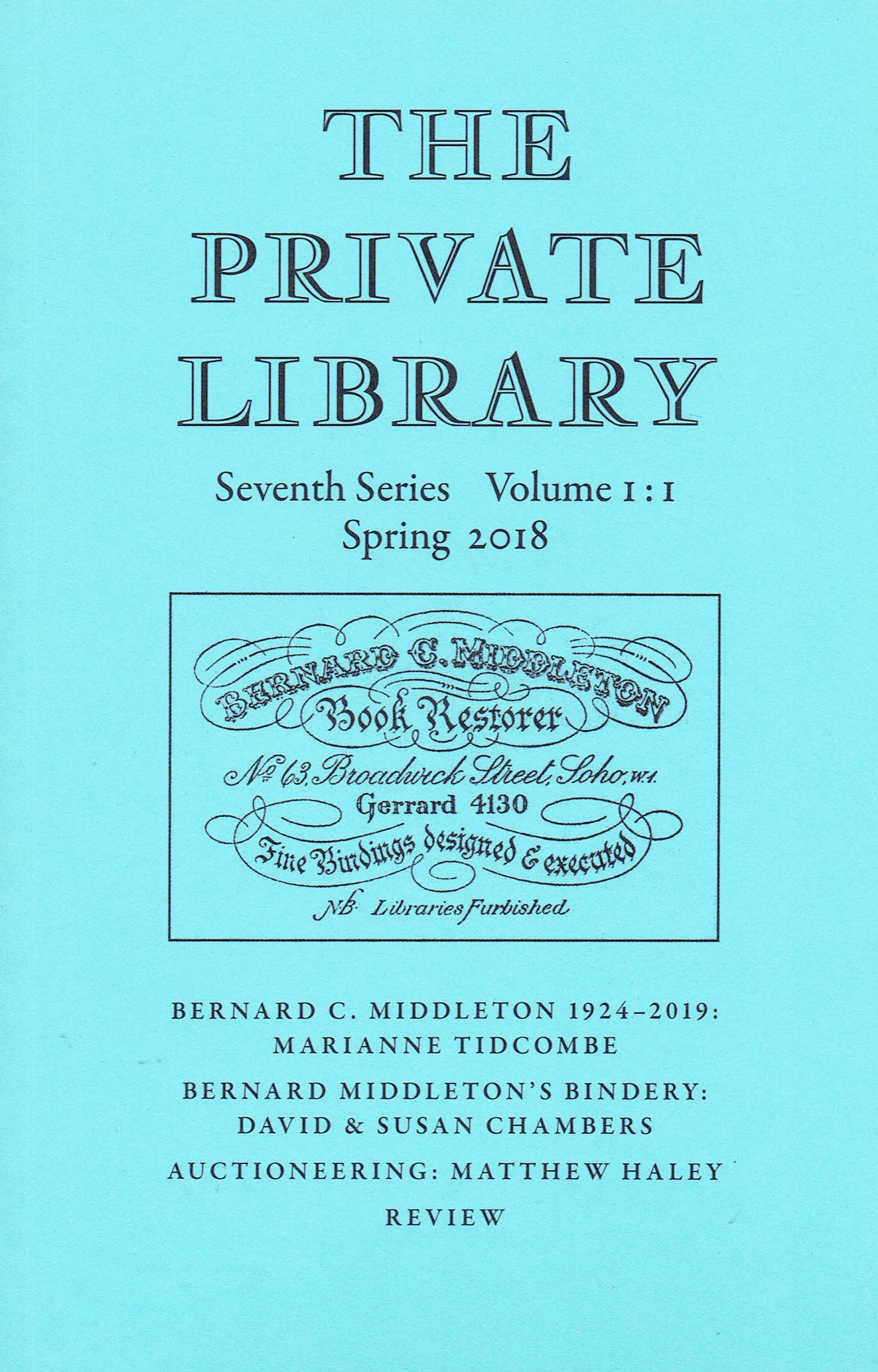 Welcome to the Private Libraries Association