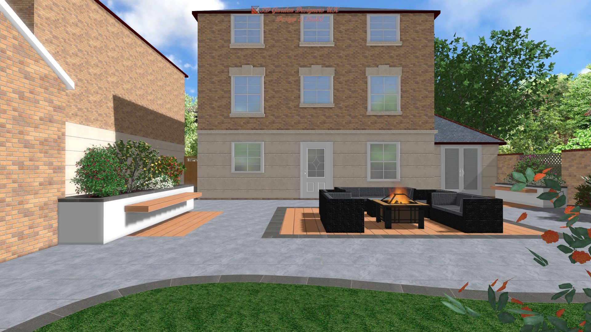 Virtual Landscape Design | 3D Garden designers | London
