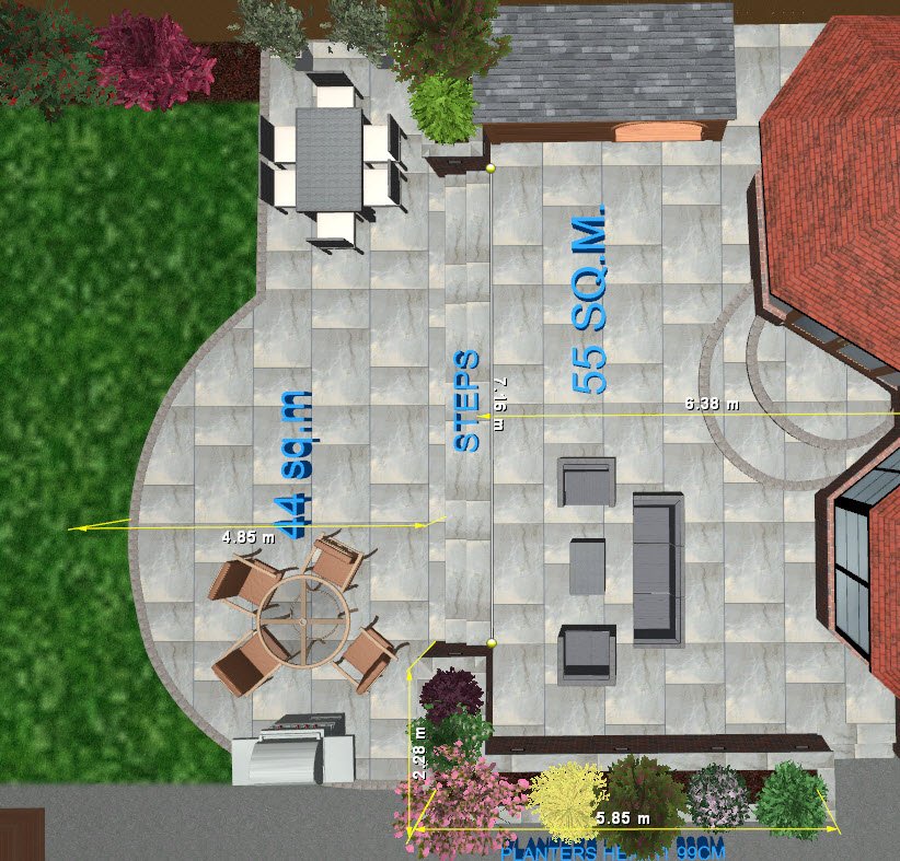 Garden Patio Design | 3D Garden designers | London UK