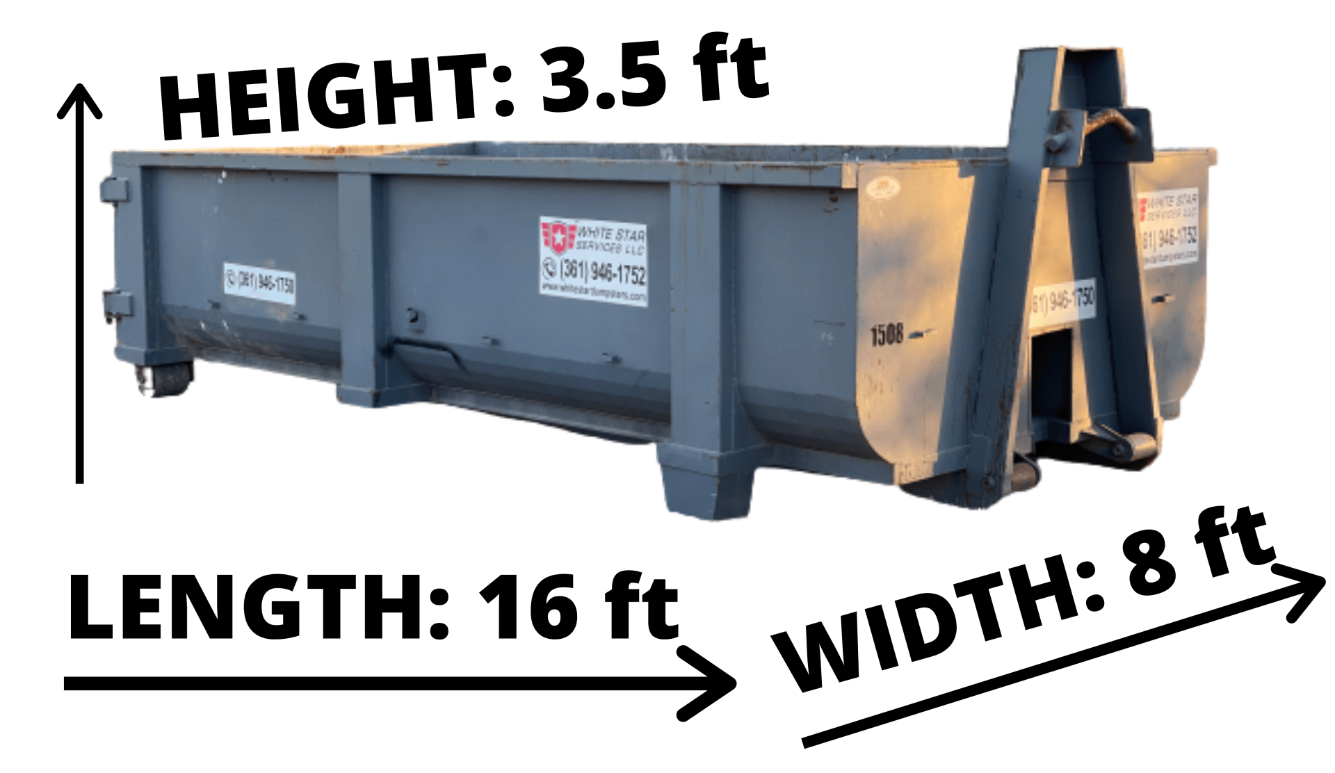 Roll-Off Dumpster Rental | Corpus Christi, TX | White Star Services LLC