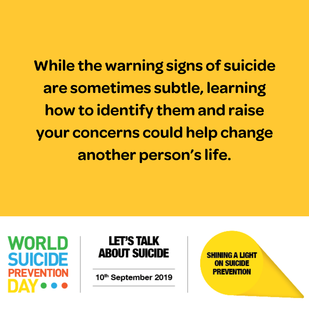 Working together to prevent suicide