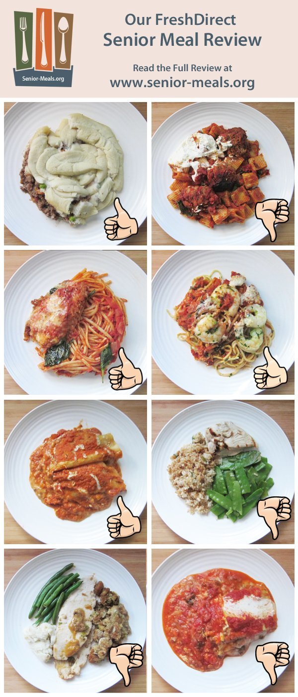 FreshDirect Review Senior Meals Prepared Meal Delivery Service