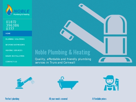 Noble Plumbing & Heating: a quality plumber in Cornwall