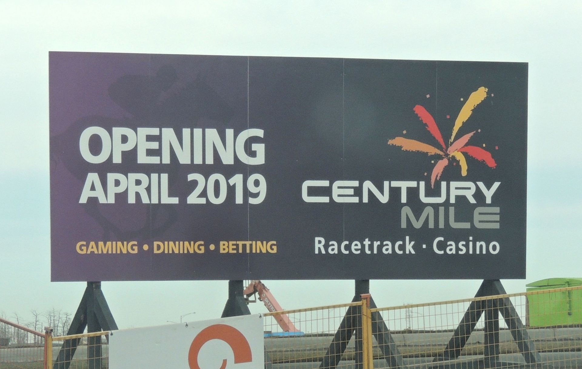 Century Mile on Track for Opening in Spring of 2019