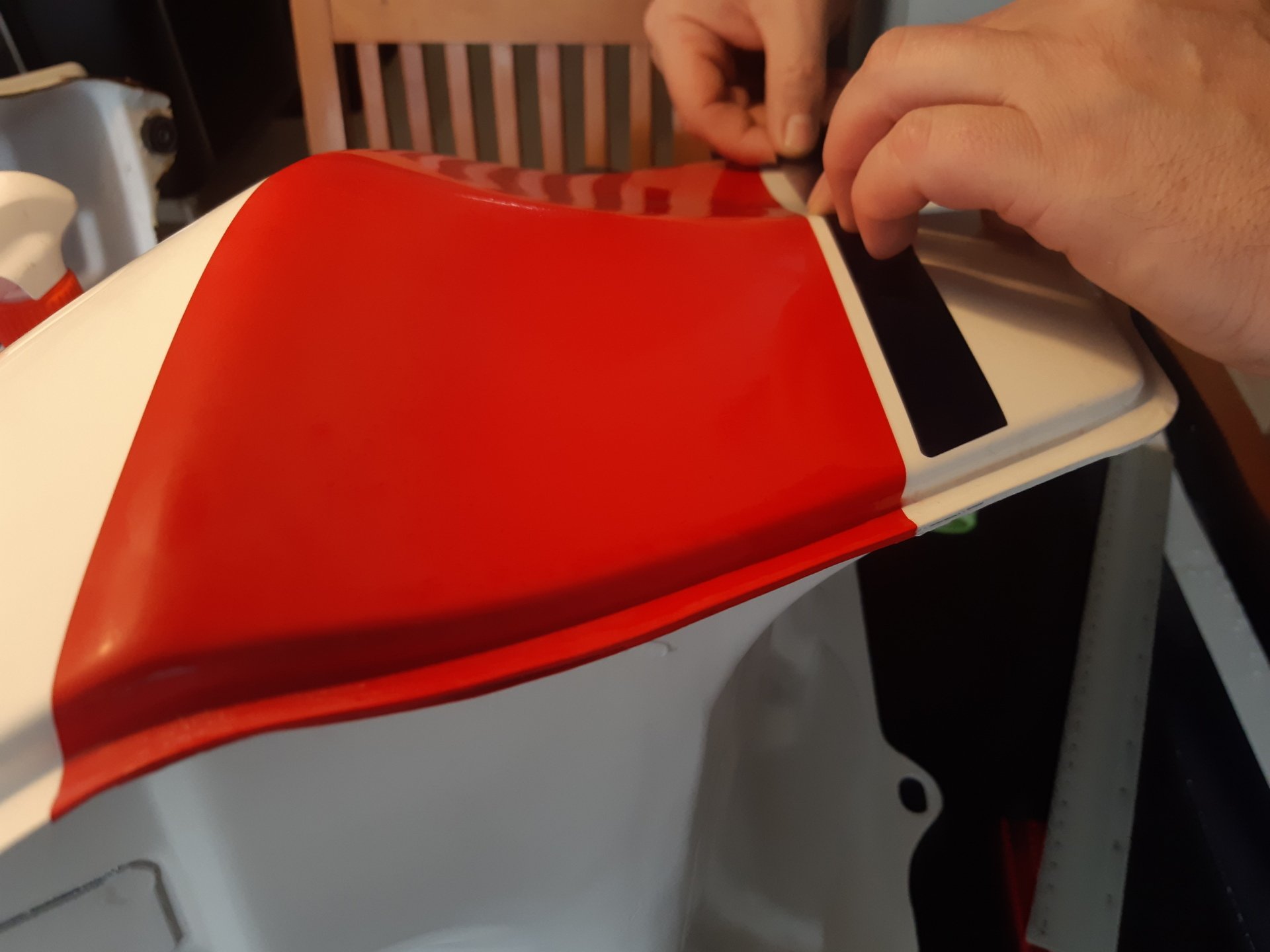 Paintwork and decal restoration