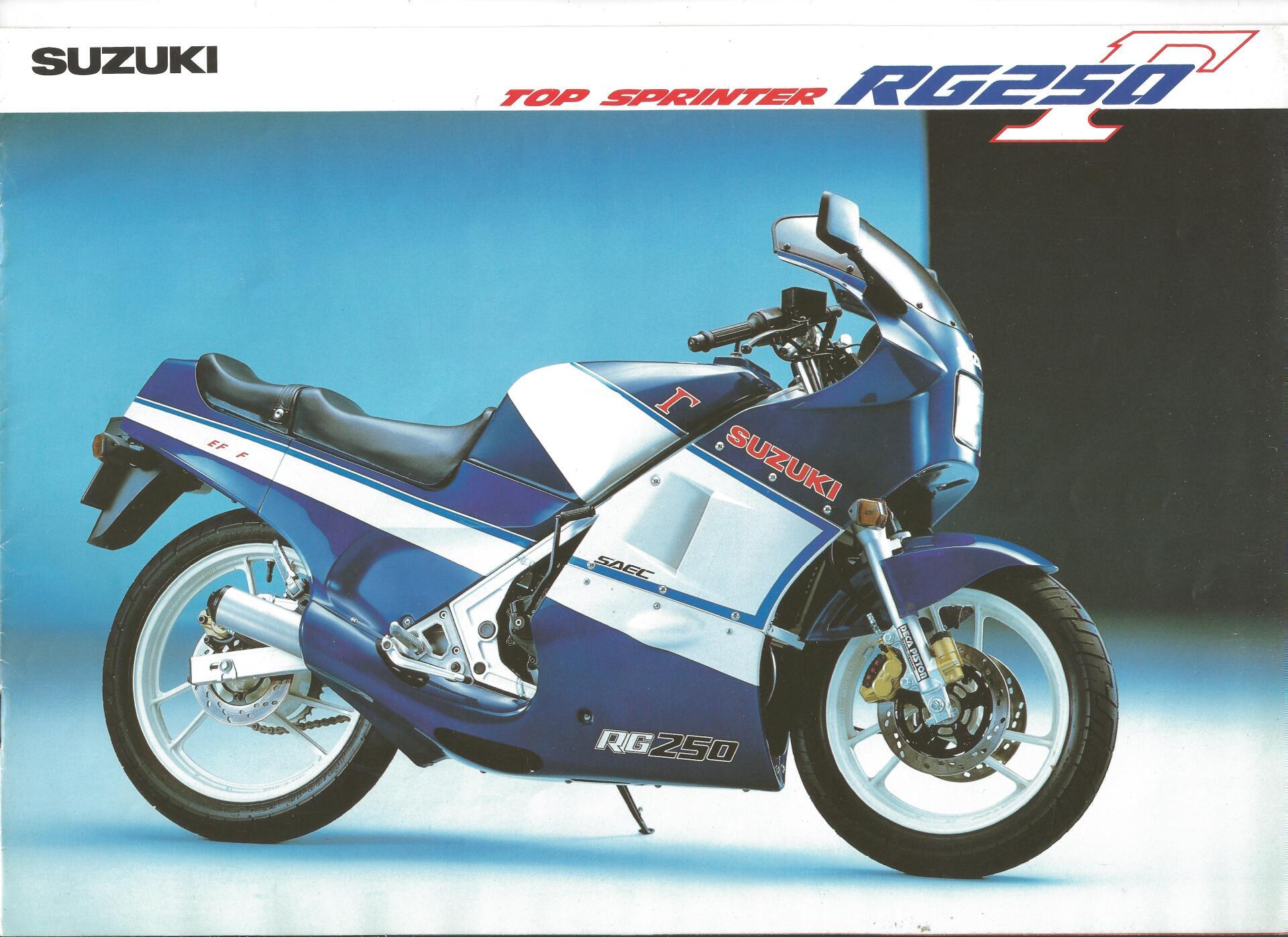 1983-1987 SUZUKI RG 250 models
