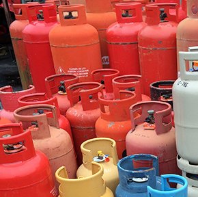 Supply and delivery of bottled gas in Exeter and Devon