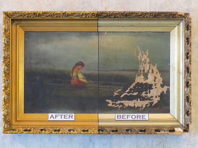 Frame & Painting Restore | Williamsport, PA | Gold Leaf Frame Shoppe