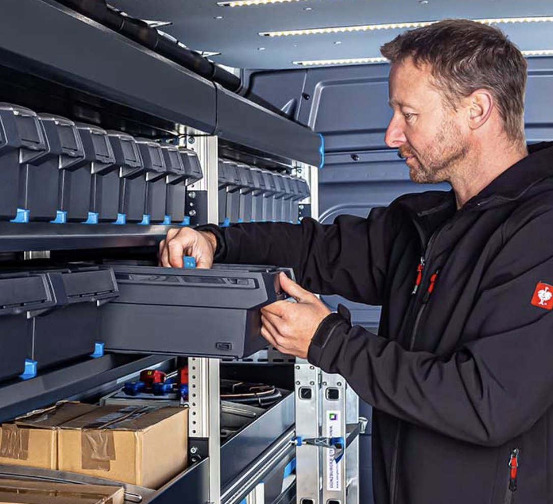 Sortimo Globelyst 4 Bedrijfswageninrichting | CargoFLEX