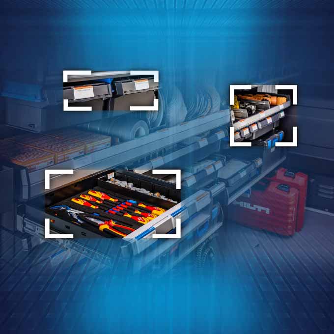 Sortimo SR5 Bedrijfswageninrichting | CargoFLEX