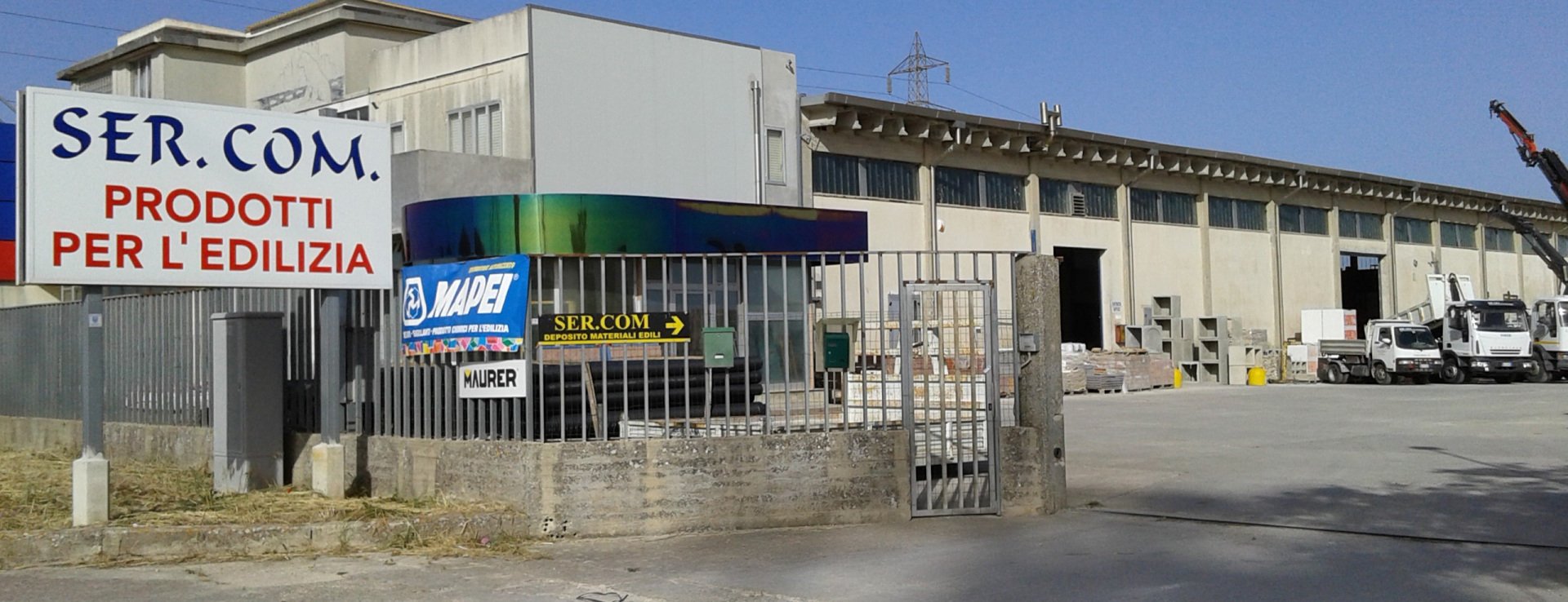Deposito materiali edili - Ragusa - SerCom