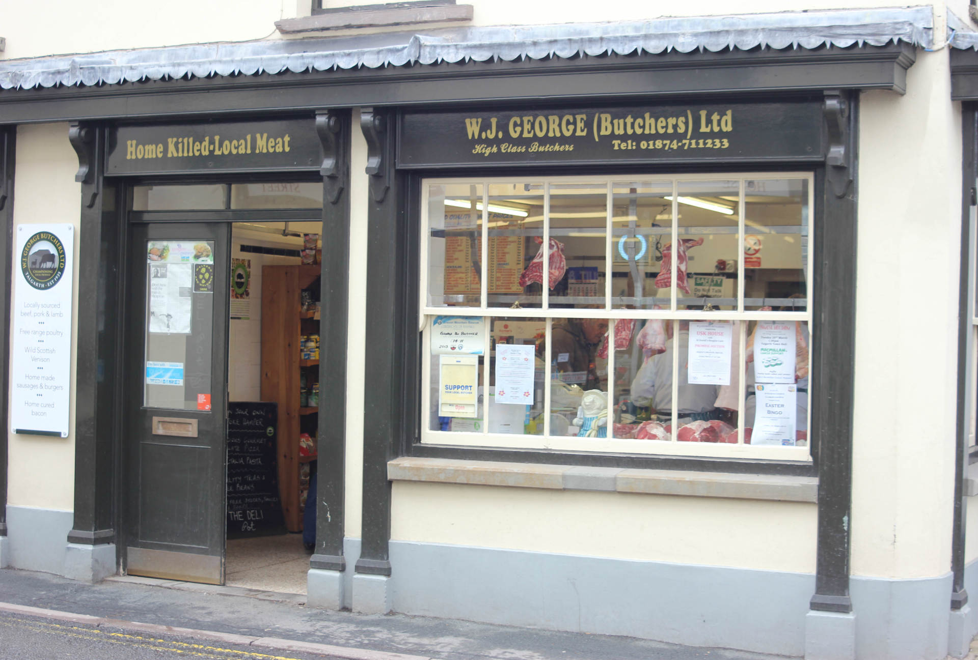 WJ George I High Class Butchers I Talgarth I Powys