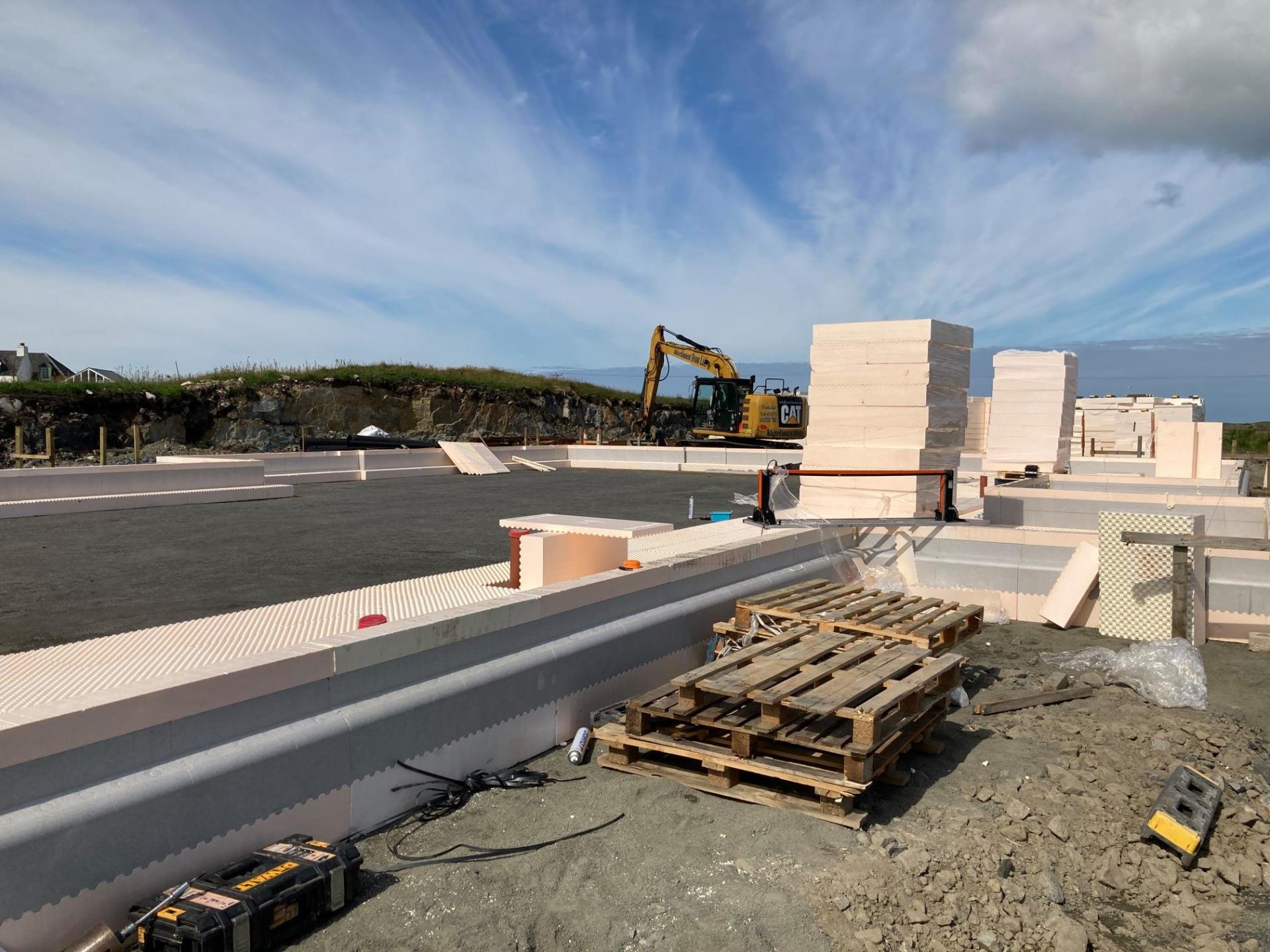 Isoquick, the insulated raft foundation