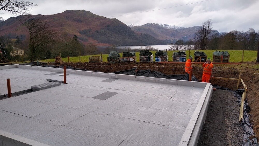 Isoquick, the insulated raft foundation