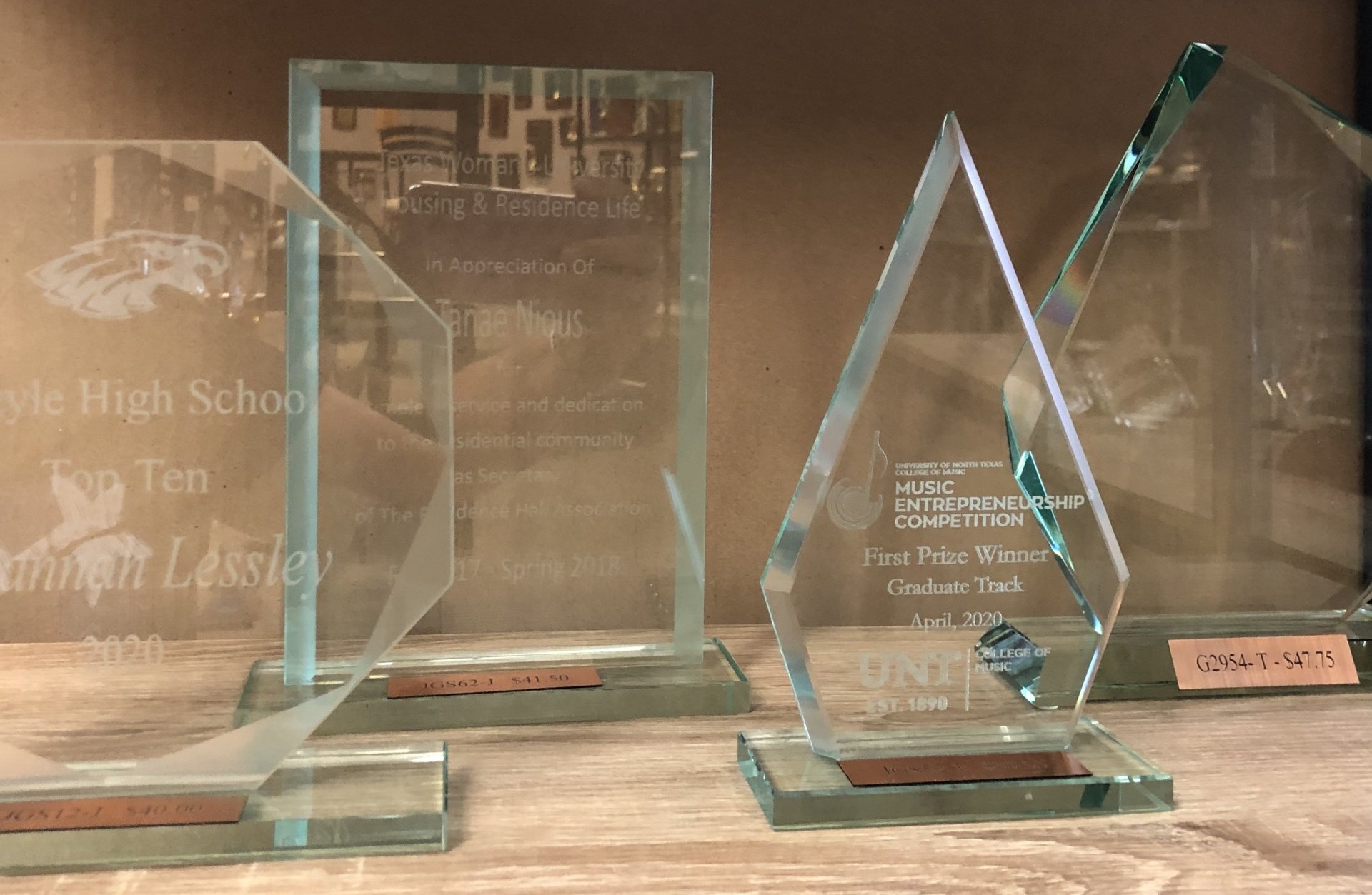 Custom Trophies, Awards, Plaques, and Engraving in Denton, TX