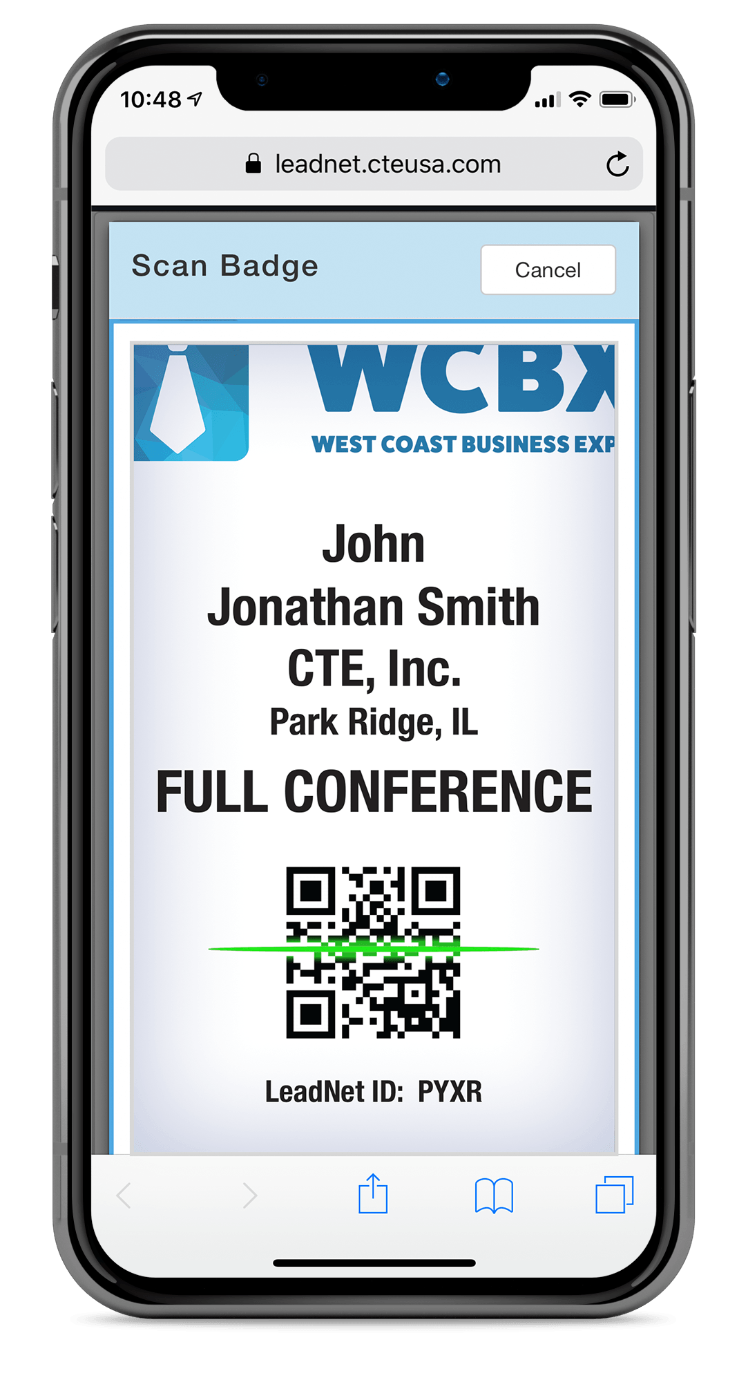 LeadNet Lead Retrieval Web App | CTE Lead Retrieval