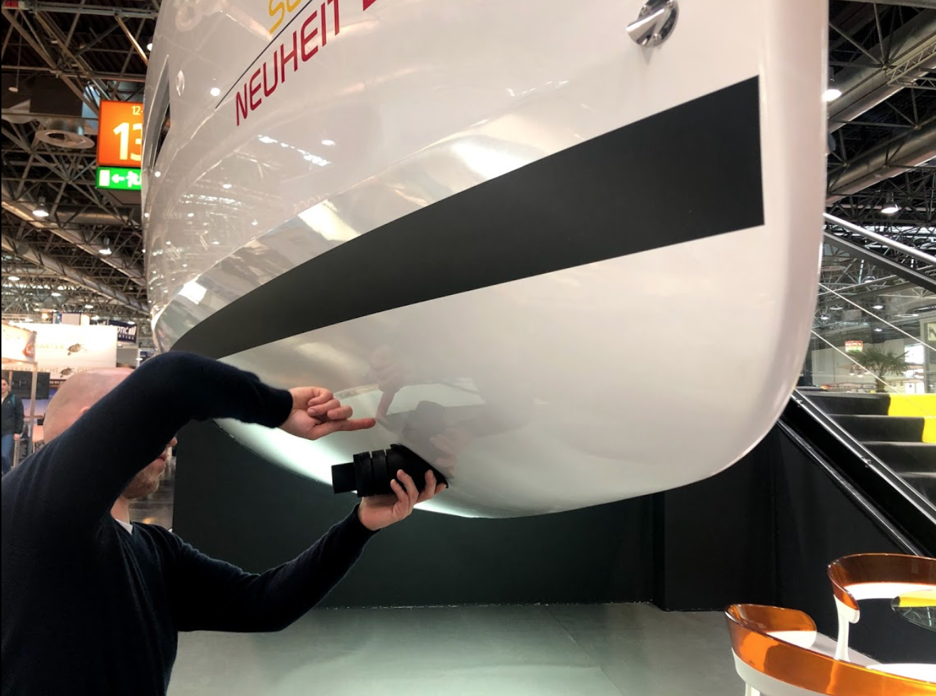 Composite Jet Thruster Thru-hulls