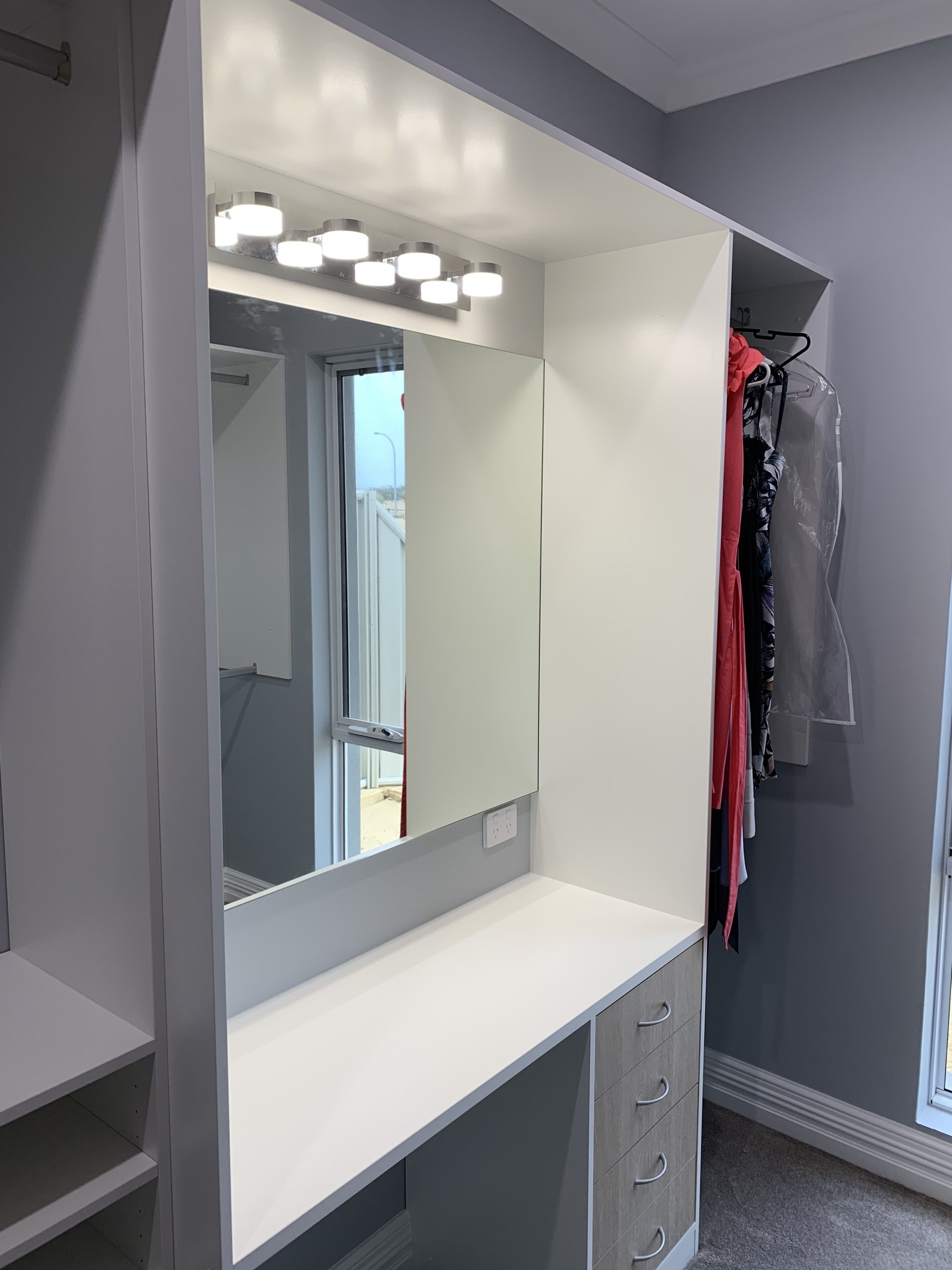 Wardrobe Dressing Tables in Perth | Uzit Wardrobes WA