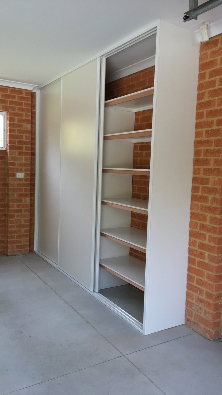 Garage Storage Cupboard Solutions | Uzit Wardrobes Perth