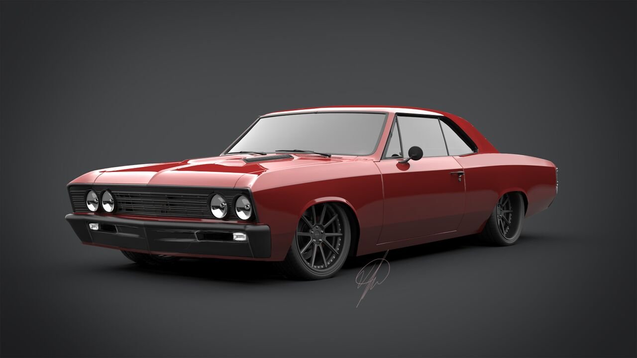 Custom built, custom 1967 Chevelle. Supercharged LS7. Tremec 6 speed