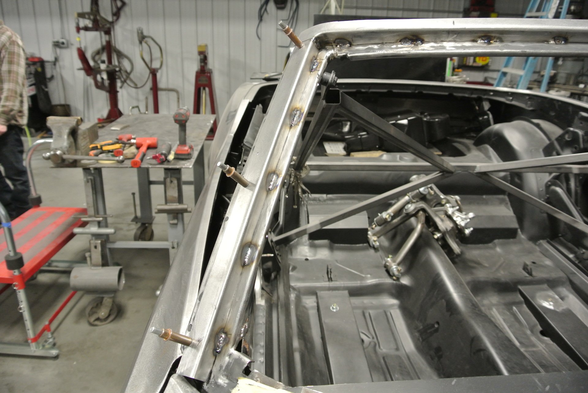 Gumer Alvero's custo built car, a 1969 Camaro. Built in Illinois