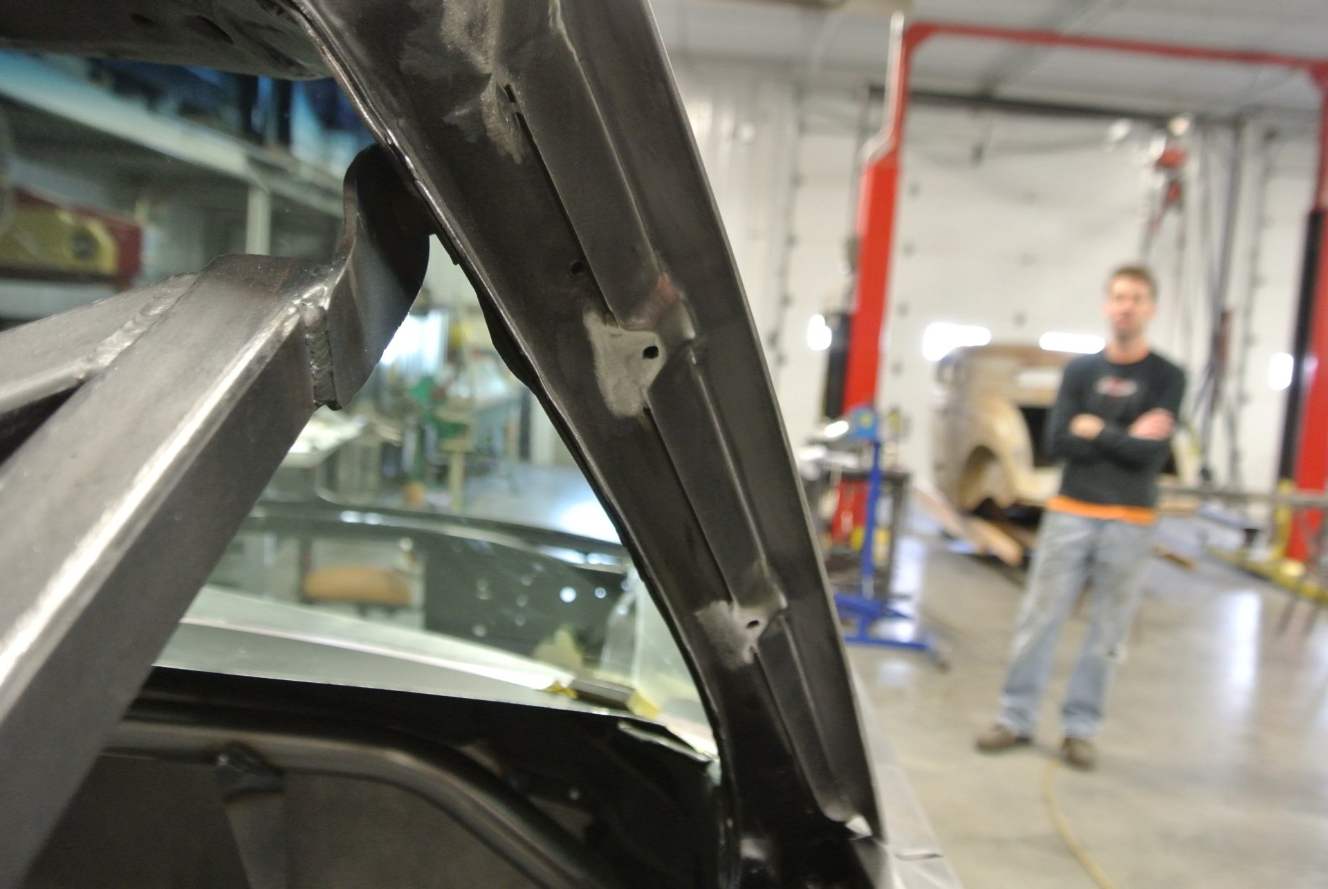 Gumer Alvero's custo built car, a 1969 Camaro. Built in Illinois