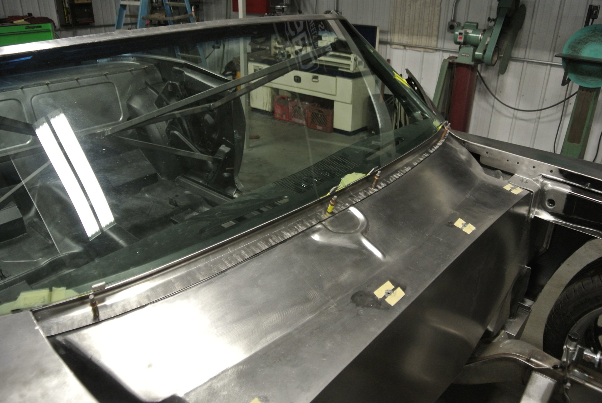 Gumer Alvero's custo built car, a 1969 Camaro. Built in Illinois