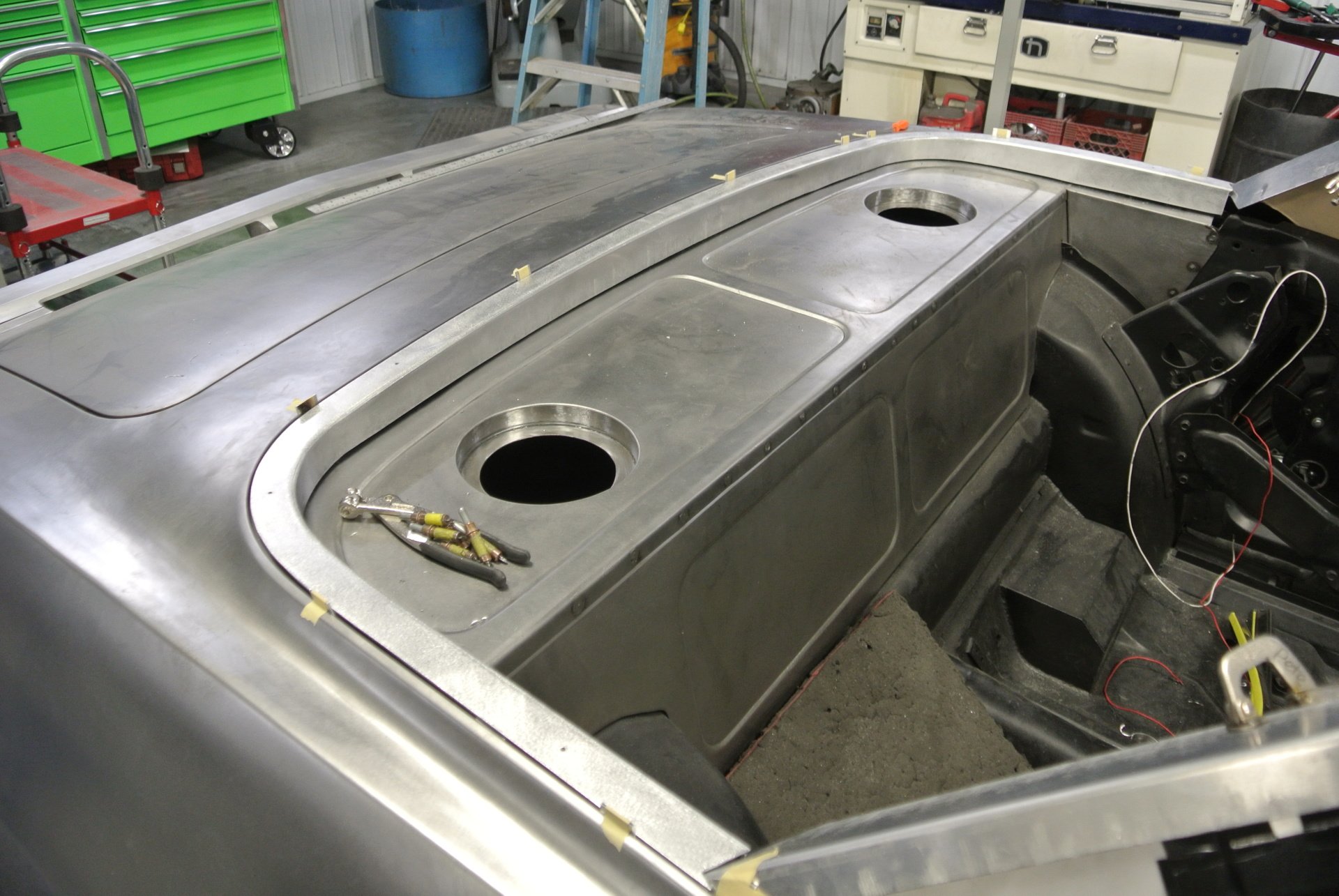 Gumer Alvero's custo built car, a 1969 Camaro. Built in Illinois