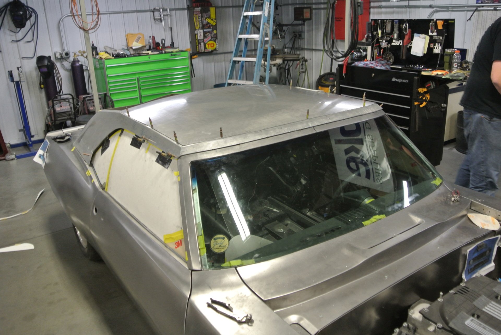 Gumer Alvero's custo built car, a 1969 Camaro. Built in Illinois