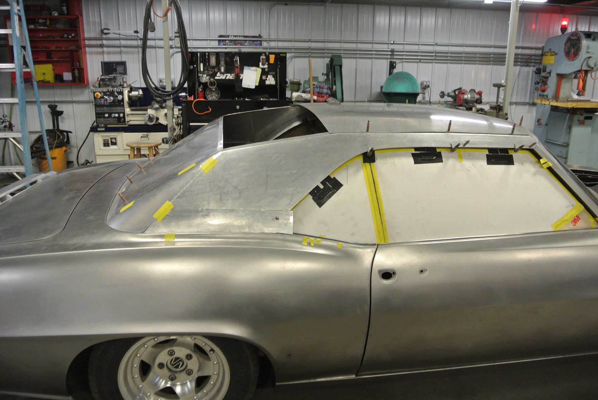 Gumer Alvero's custo built car, a 1969 Camaro. Built in Illinois