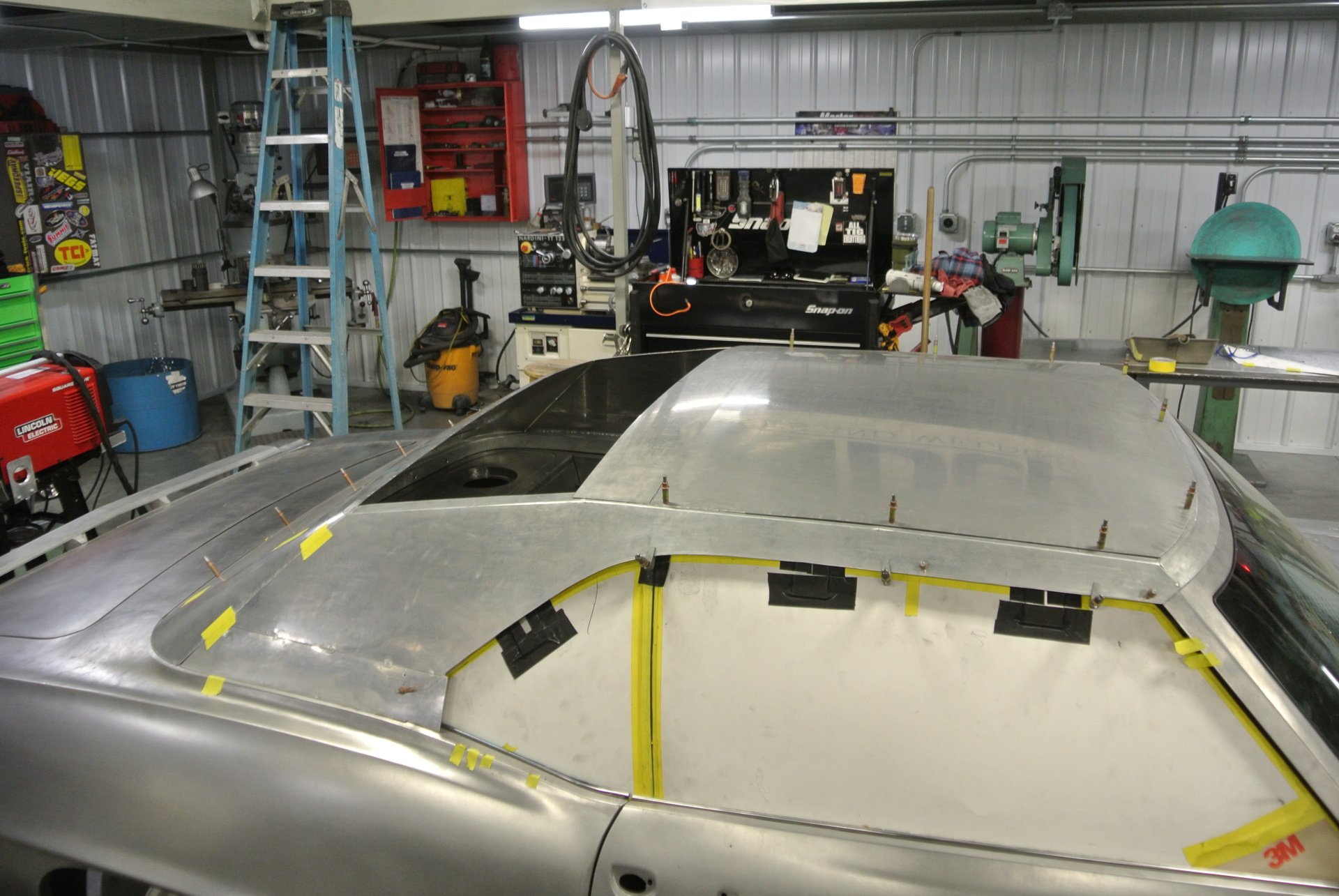 Gumer Alvero's custo built car, a 1969 Camaro. Built in Illinois