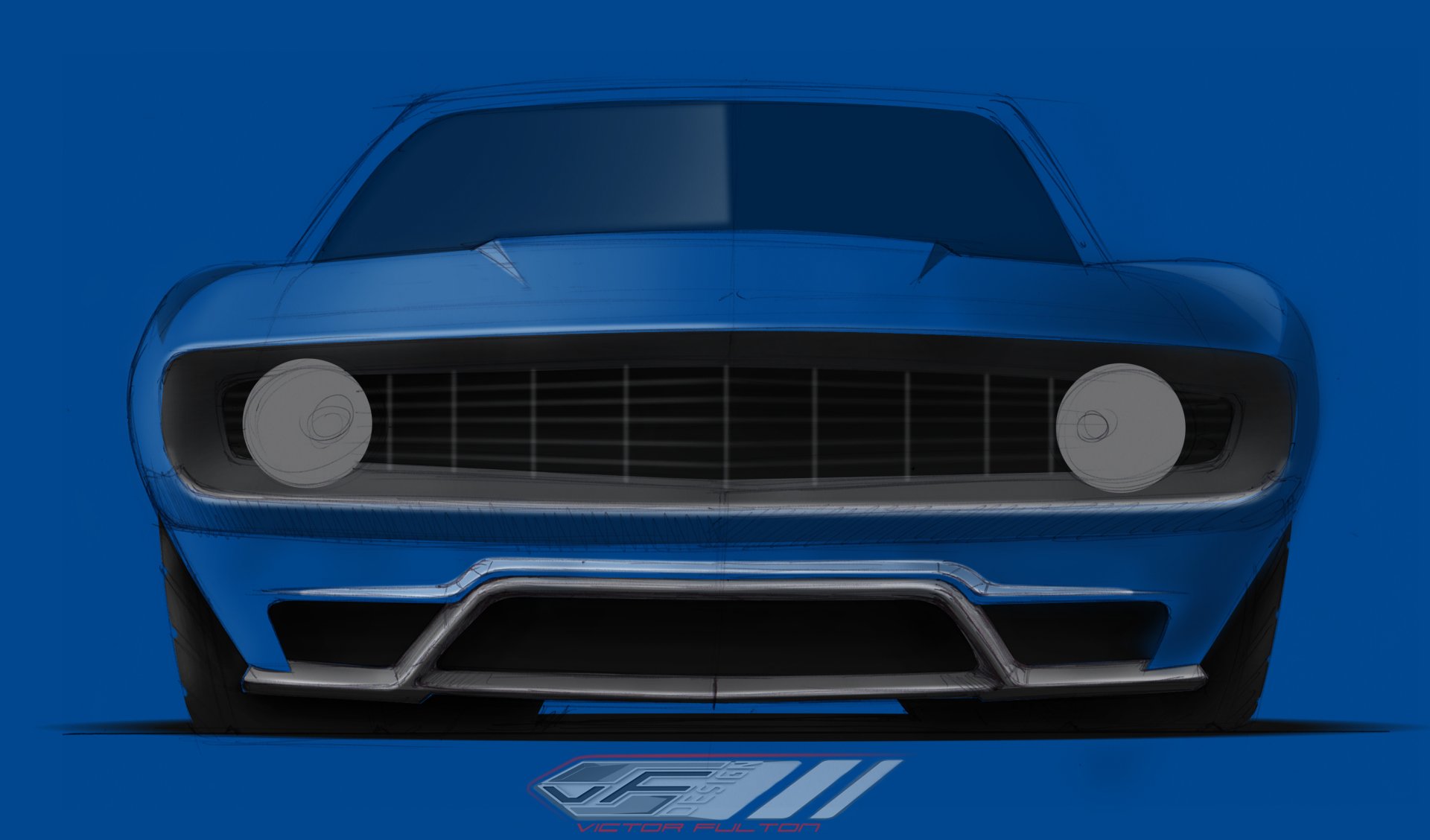 Gumer Alvero's custo built car, a 1969 Camaro. Built in Illinois