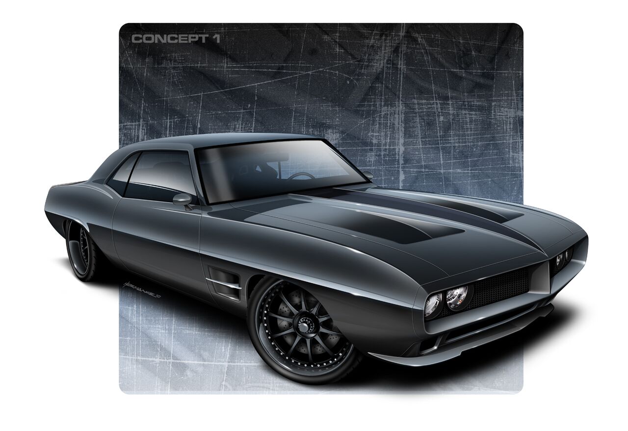 Custom fabricated 1969 Firebird