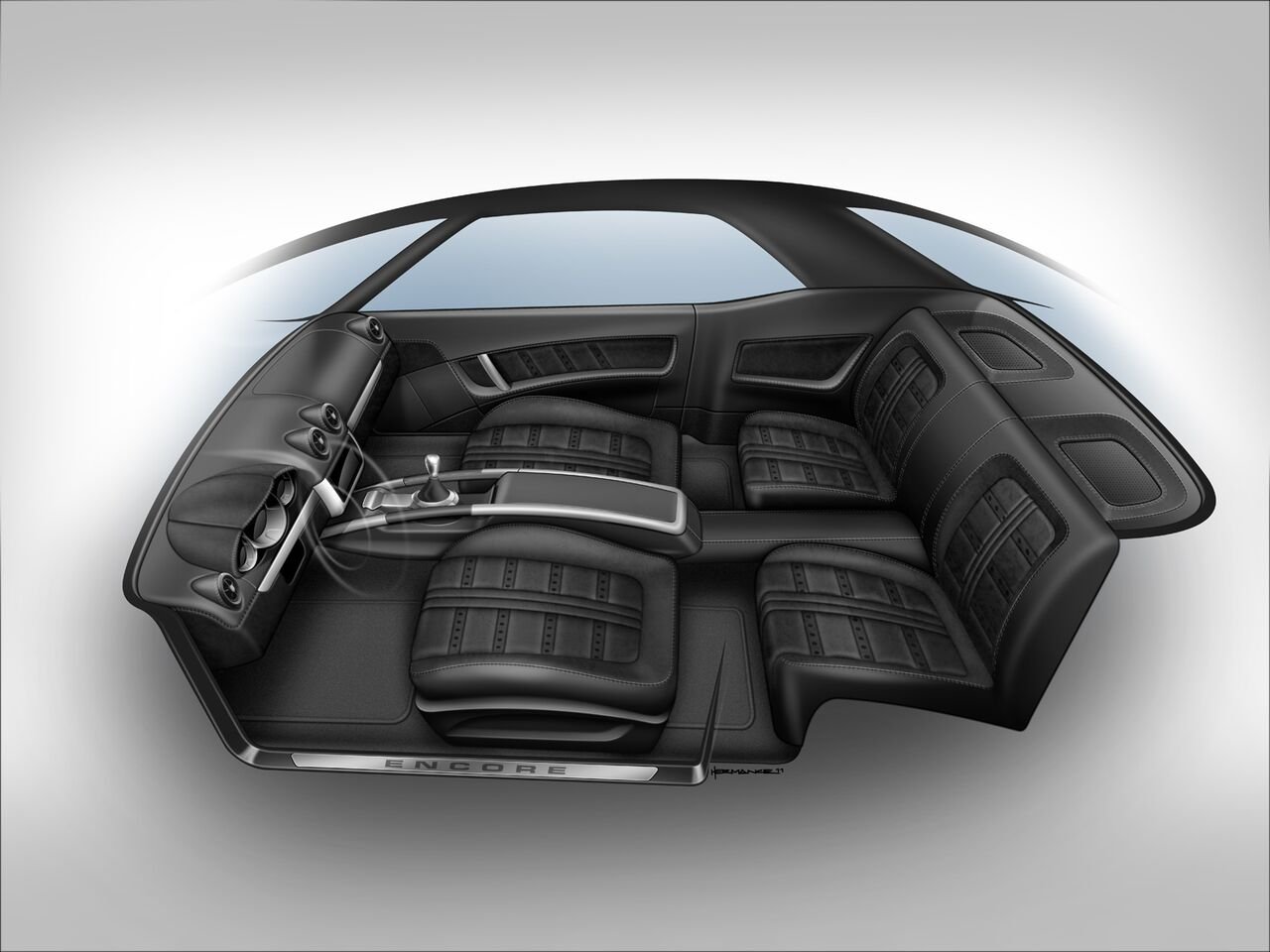 Custom fabricated 1969 Firebird