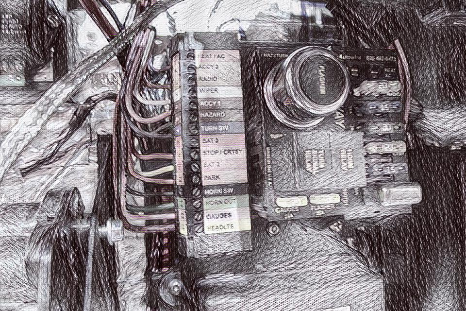 Custom car and hot rod electrical wiring