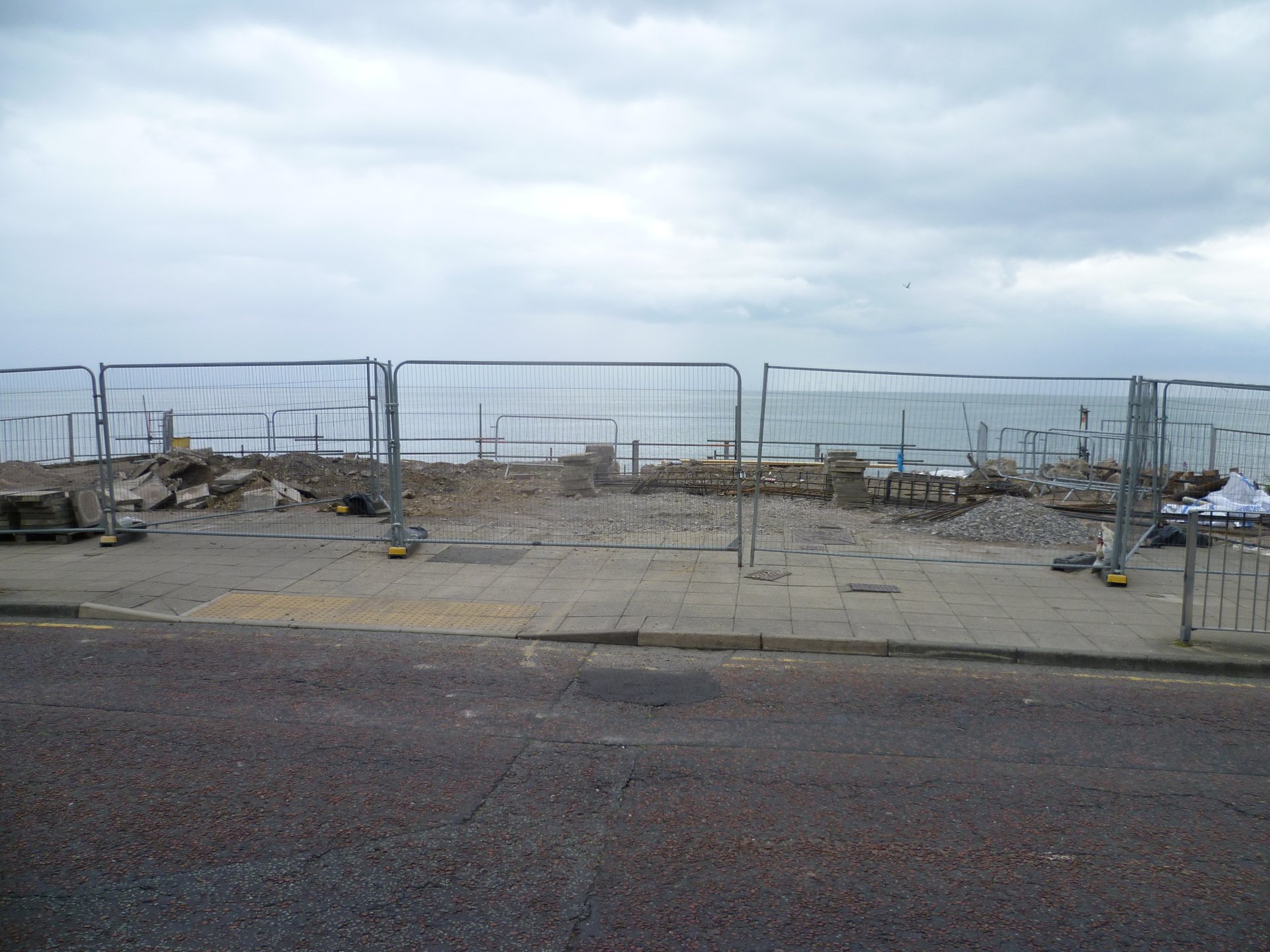 Work To The Entrance Of The Pier Is Underway.