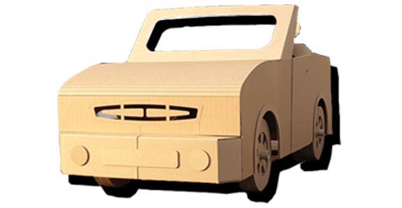 Cardboard Car Challenge! - Bouw een rijdende auto van karton