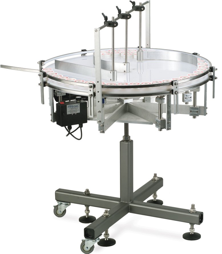 FEED AND ACCUMULATING TABLES | Universal Labeling Systems