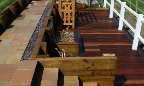 Decking boards and services in Deeside
