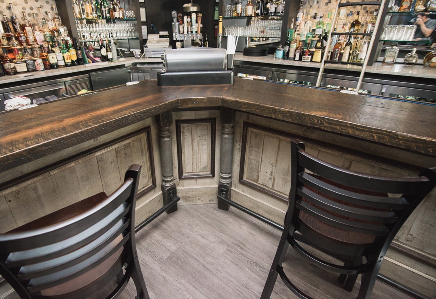 reclaimed wood fixtures