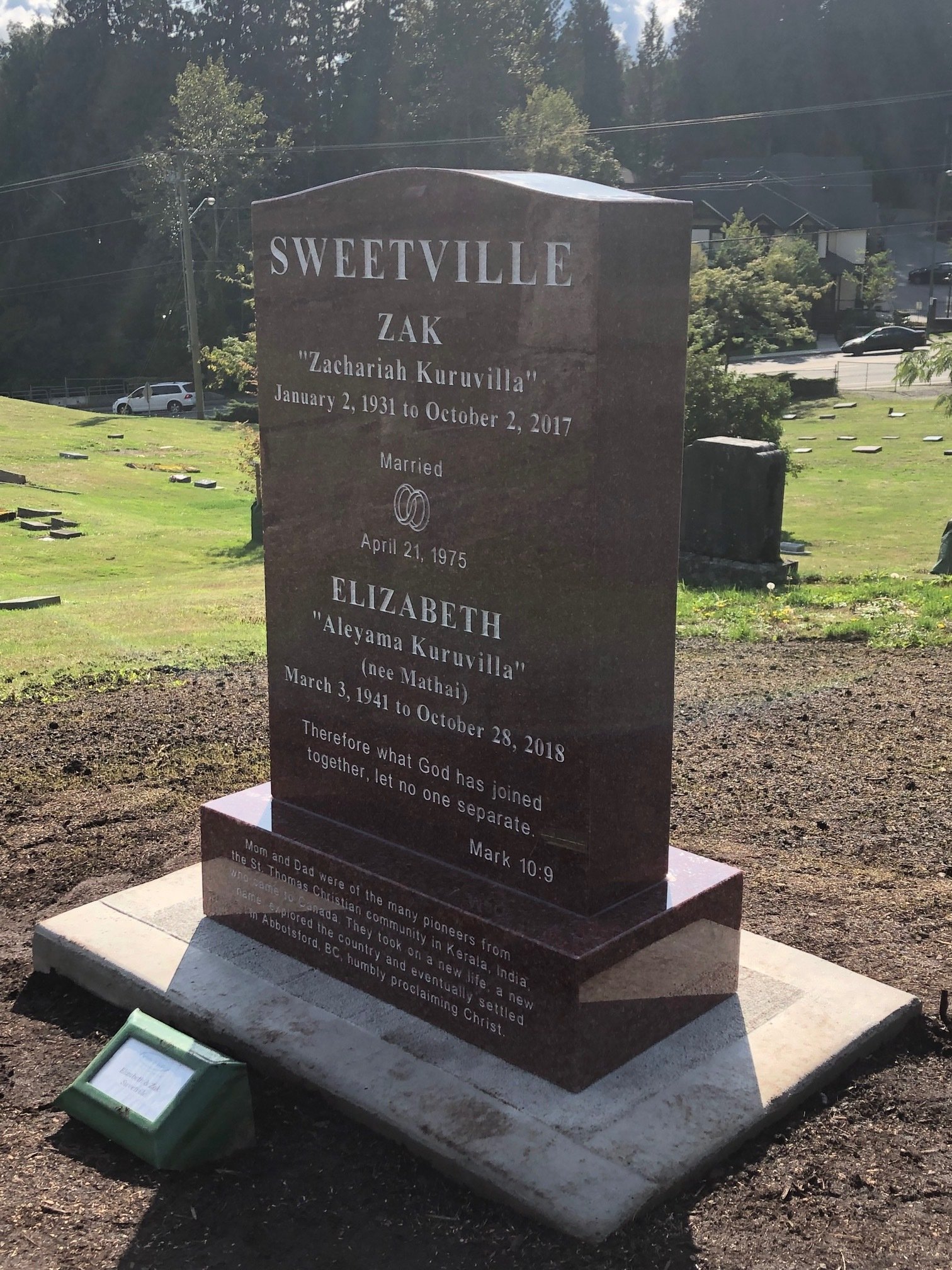 Surrey Monument Co. | Granite Monuments