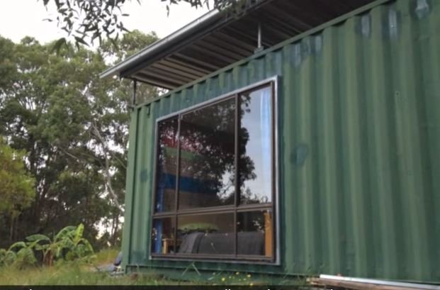 Installing a Large Window into a Cargo Container