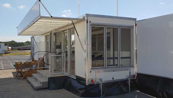 Exhibition trailer and vehicle sales and hire UK, Showmobile Services