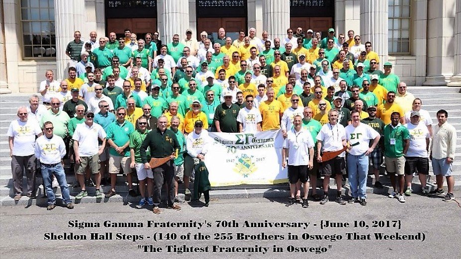 Sigma Gamma Fraternity - Oswego, NY Established 1947