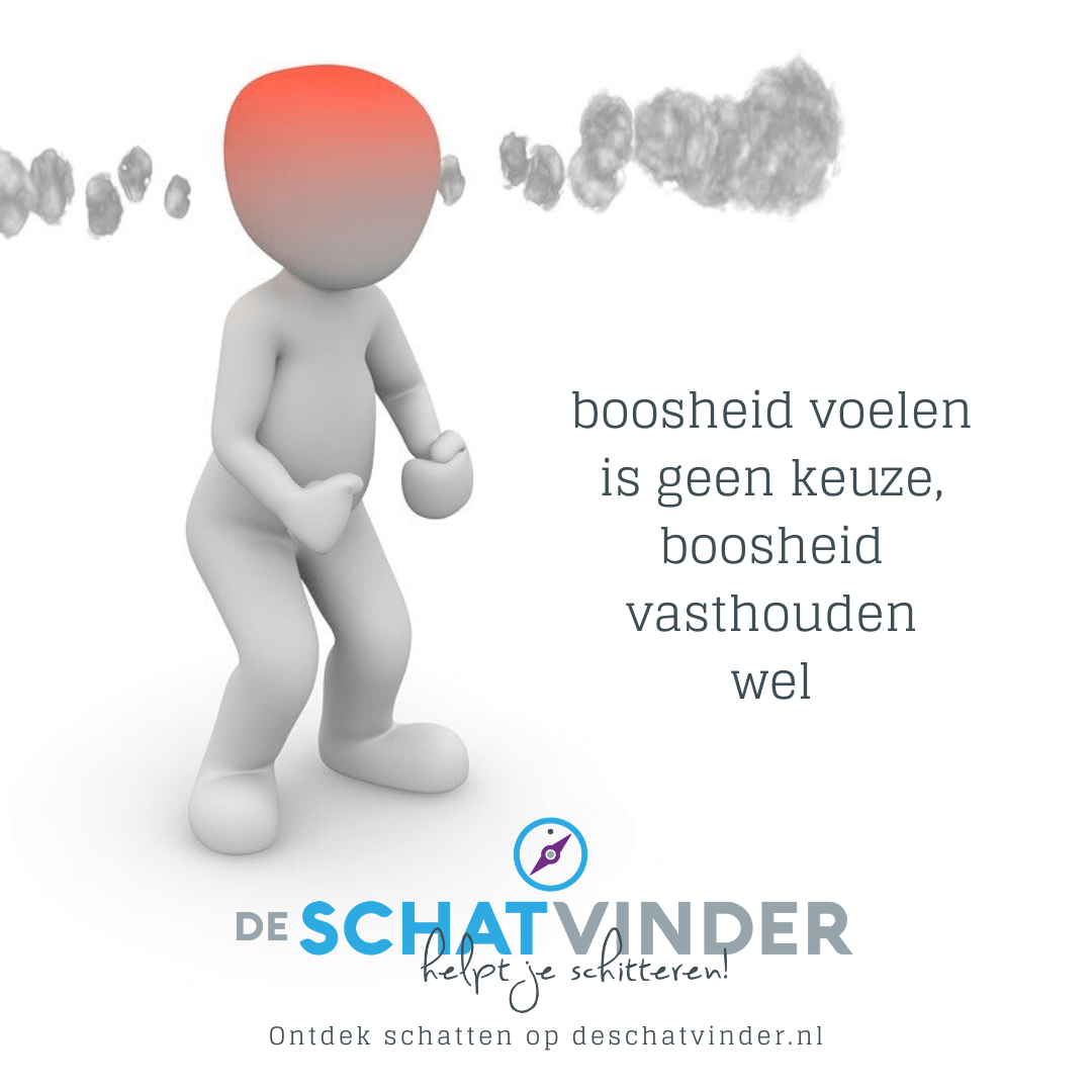 In 3 stappen van boosheid naar liefde