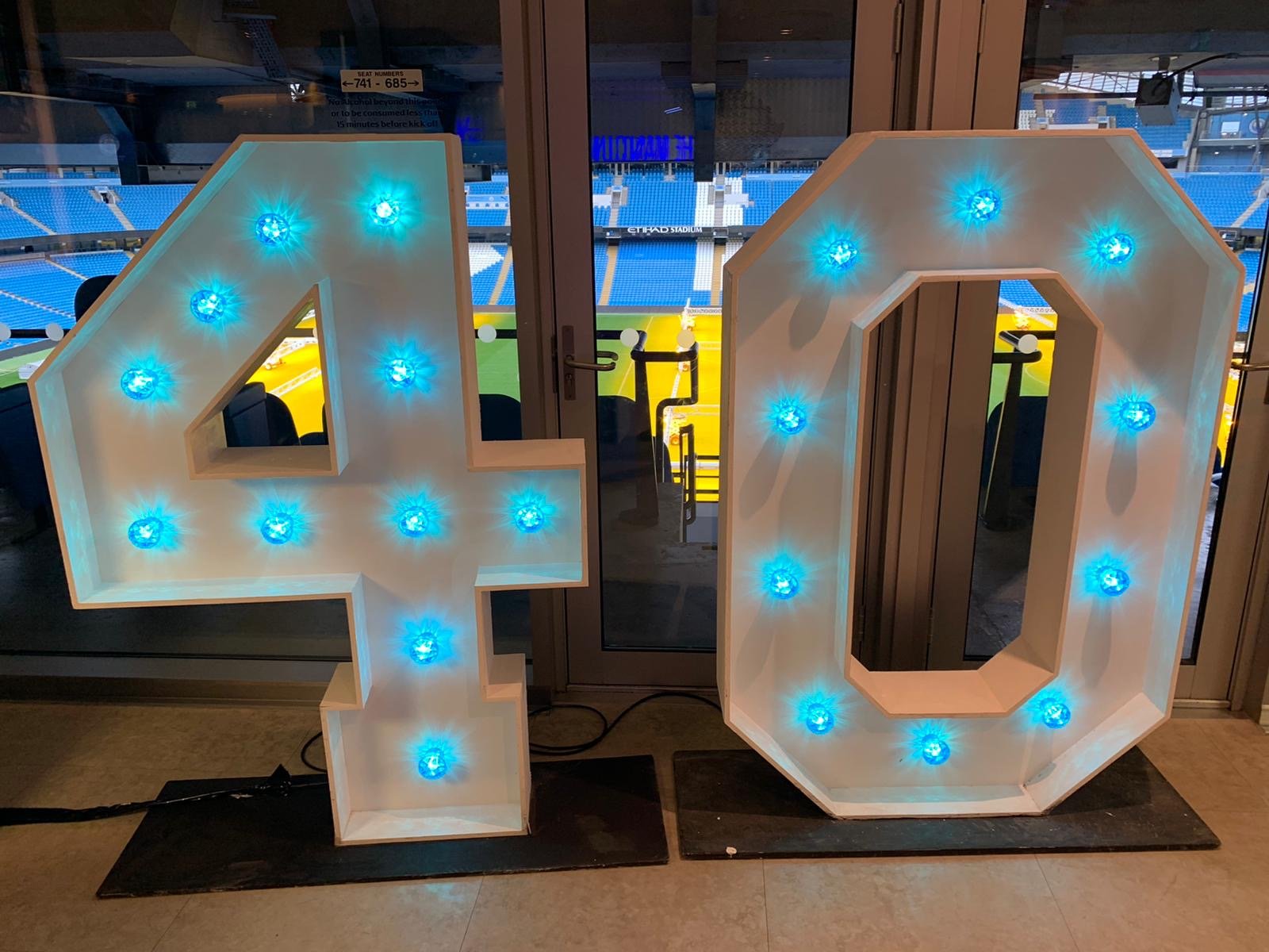 Light up letters Bolton, Lancashire, Ice Entertainment UK