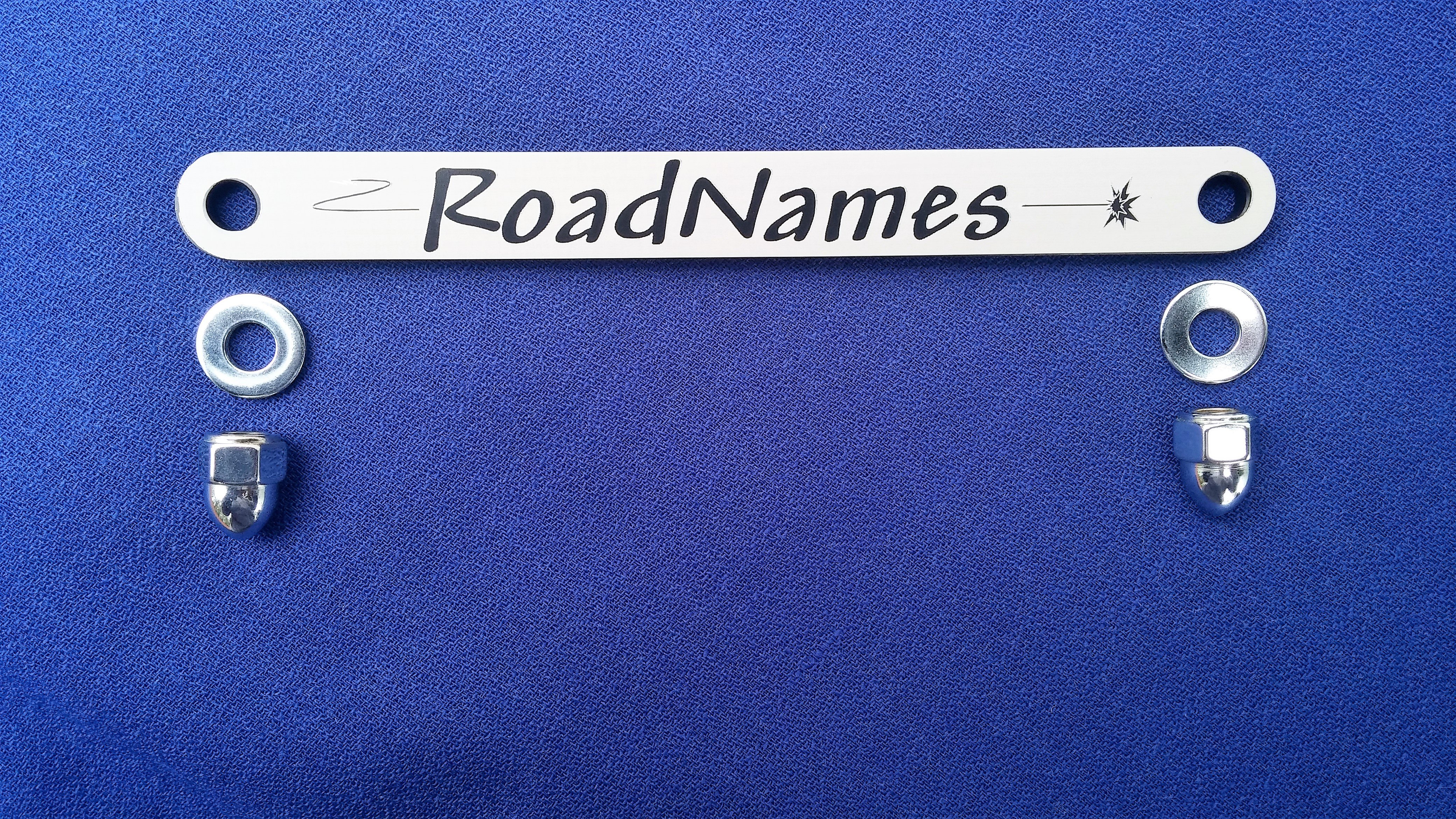 License Plate Badges | RoadNames for Harley Davidson