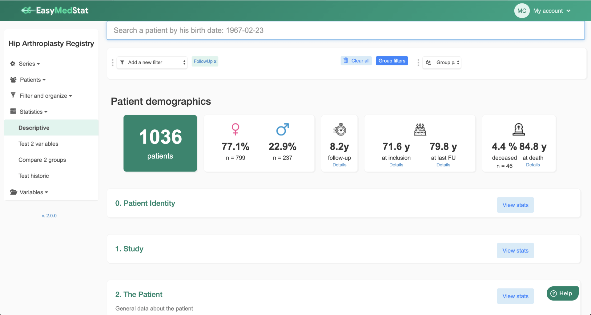 EasyMedStat - Medical Statistics Made Easy
