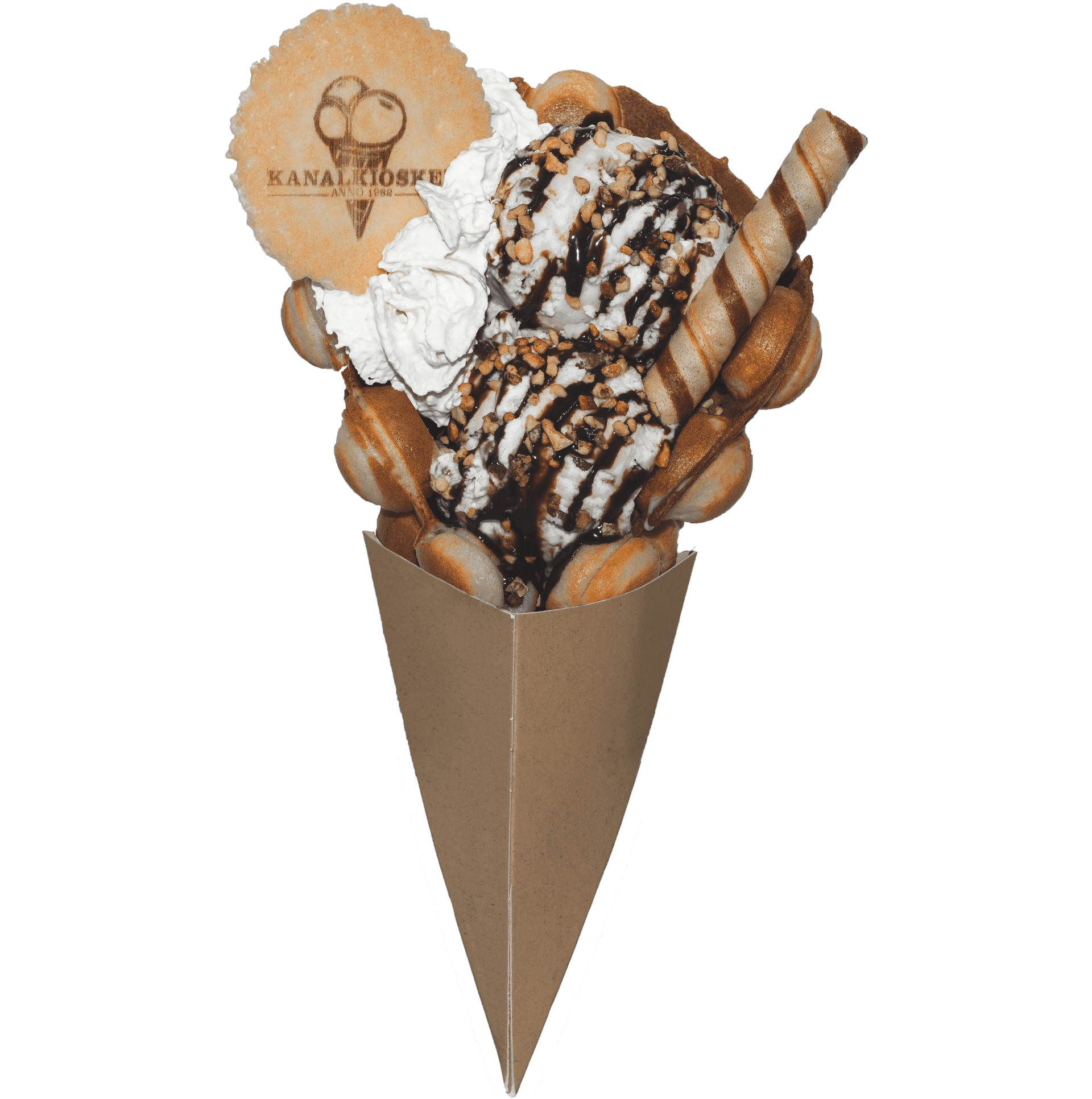 Is & vafler - Mere end 70 varianter - Kanalkiosken Gilleleje