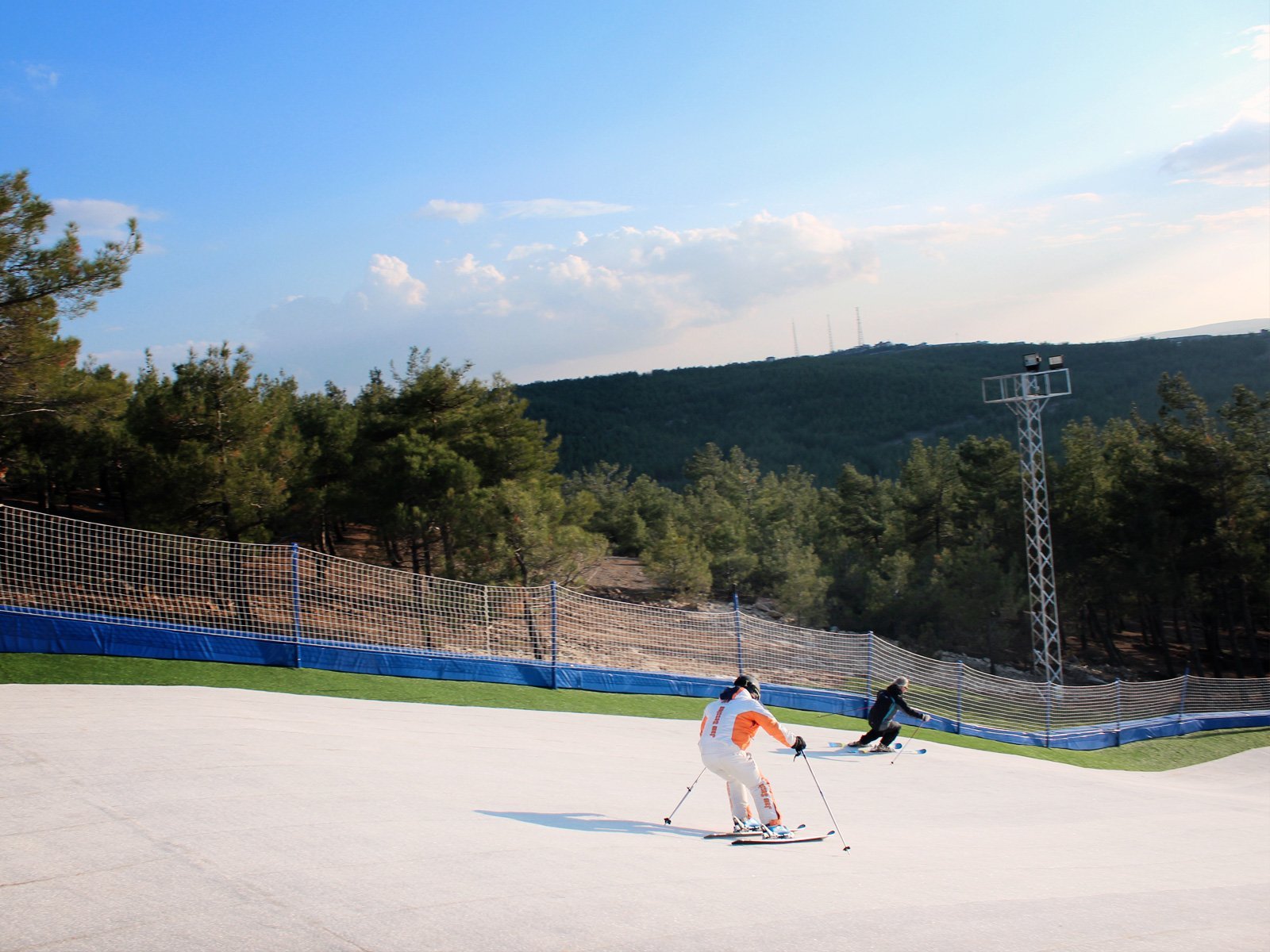 Aménagement Station de ski synthétique